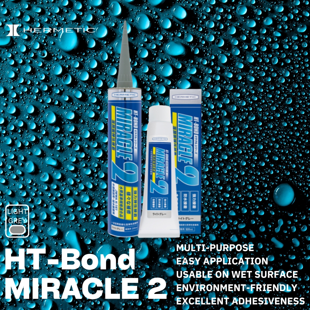 Miracle 2 – 湿潤面施工が可能な1液型の強力弾性接着剤 | 接着剤メーカーのヘルメチック